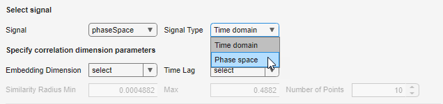 Estimate Correlation Dimension - Estimate the correlation dimension of ...