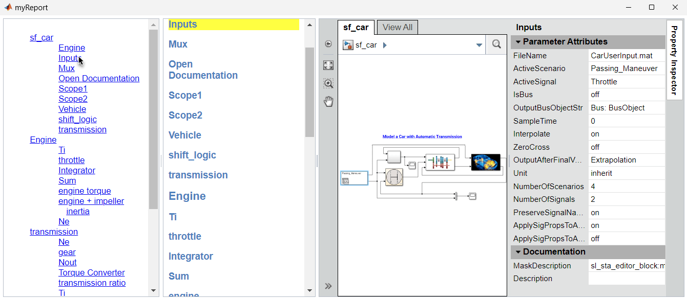 Create Hyperlinks for Embedded Web View Reports - MATLAB & Simulink