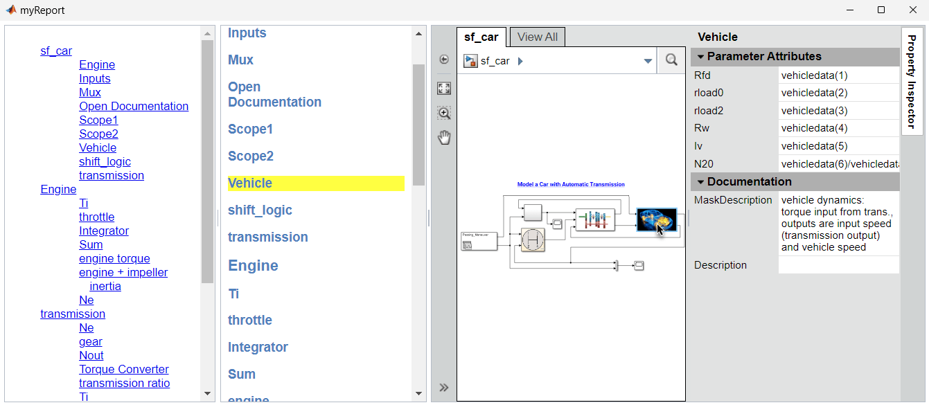 Create Hyperlinks for Embedded Web View Reports - MATLAB & Simulink
