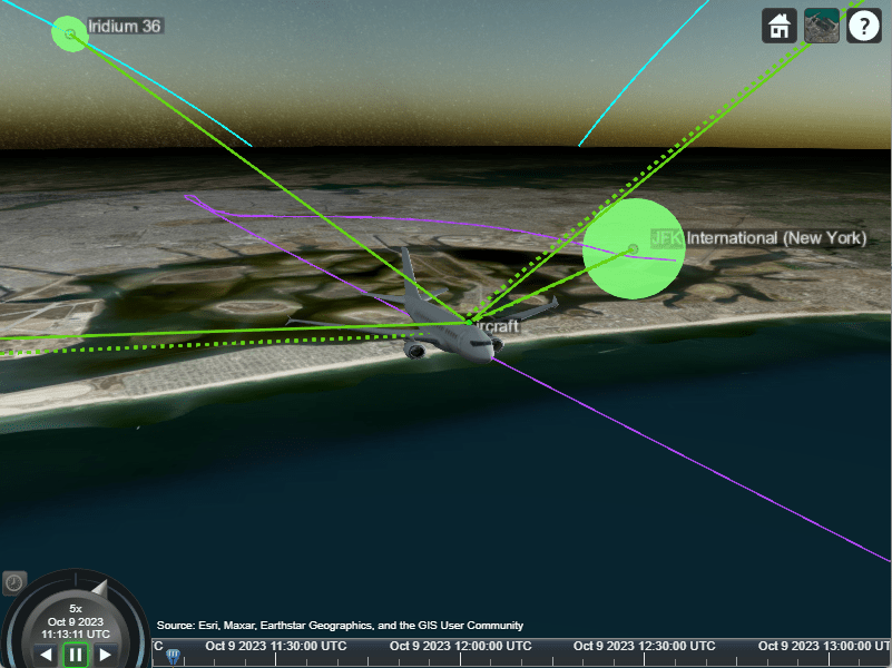 Aircraft-to-Satellite Communication for ADS-B Out - MATLAB & Simulink