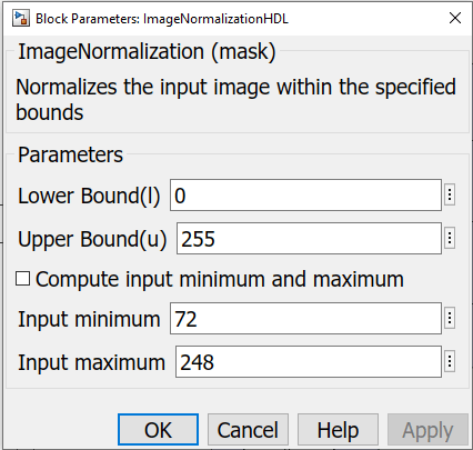 Image Normalization Using External Memory - MATLAB & Simulink