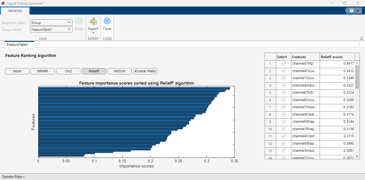 Use Signal Feature Extractor App - MATLAB & Simulink