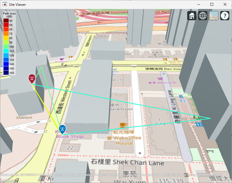 End-to-End Modeling of a Full Communications Link Using RF Blockset Channel Block - MATLAB ...
