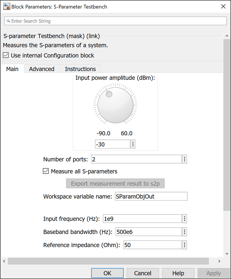 Measure S Parameter Data Of Chebyshev Filter Matlab And Simulink 7290