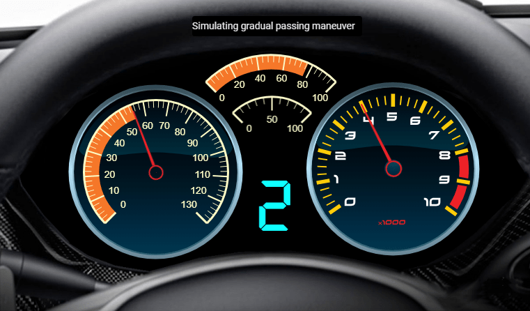 Create a Realistic Dashboard Using the Circular Gauge Block - MATLAB ...