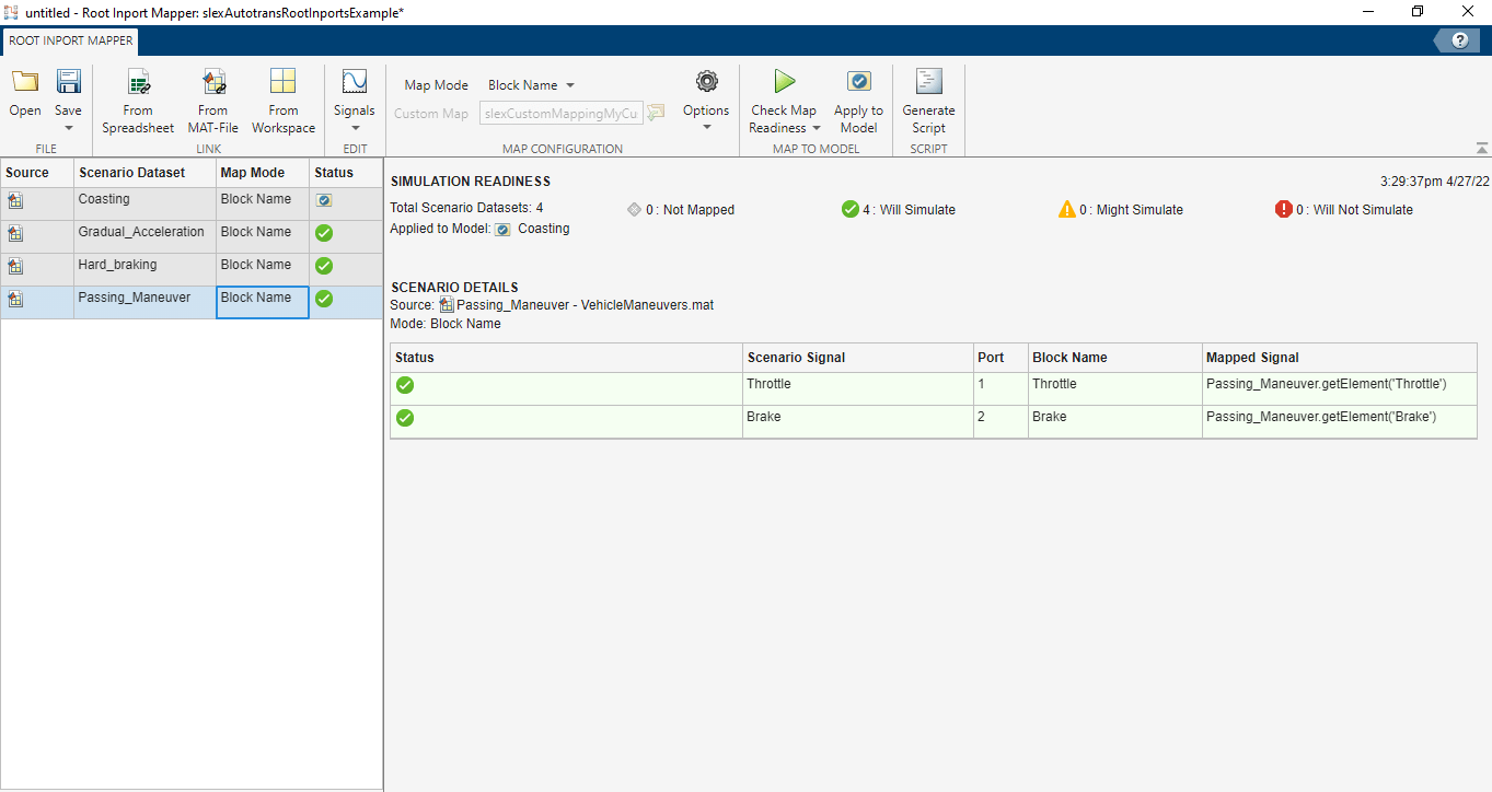 Create Harness-Free Models with MAT File Input Data - MATLAB & Simulink