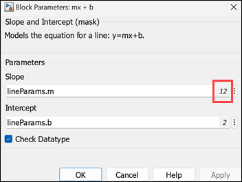 Create Mask Parameter Structure to Simplify Tuning and Data Management - MATLAB & Simulink