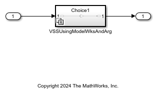 Control Active Choice of Variant Subsystem During Simulation or Execution of Generated Code ...