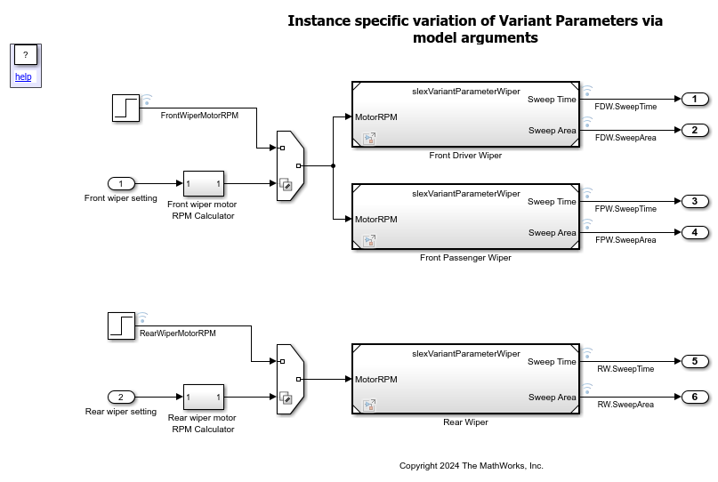 Configure Variant Parameter Values for Instances of Referenced Models - MATLAB & Simulink