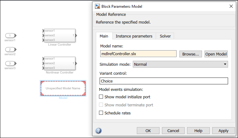 Implement Variations in Separate Hierarchy Using Variant Subsystems