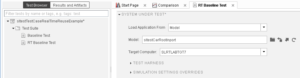 Reuse Desktop Test Cases for Real-Time Testing - MATLAB & Simulink