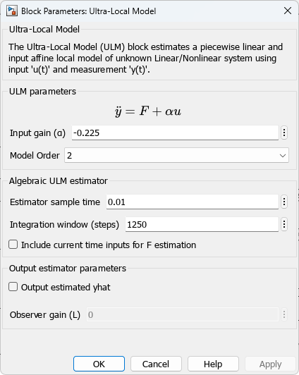 Intelligent PID using Ultra Local Model for Ball on Beam Balance - MATLAB & Simulink