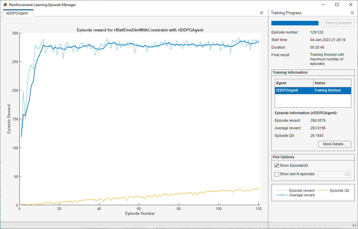 Train Reinforcement Learning Agent with Constraint Enforcement - MATLAB & Simulink