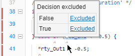 View and Filter Code Coverage Results Using the Code Pane - MATLAB & Simulink