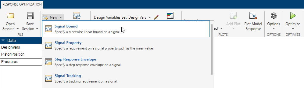 Design Optimization To Meet A Custom Objective Gui Matlab And Simulink