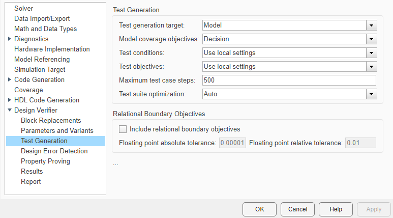 Configure Model Settings And Run Analysis Matlab And Simulink