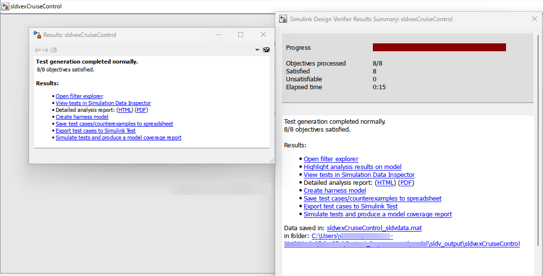 Configure Model Settings And Run Analysis Matlab And Simulink