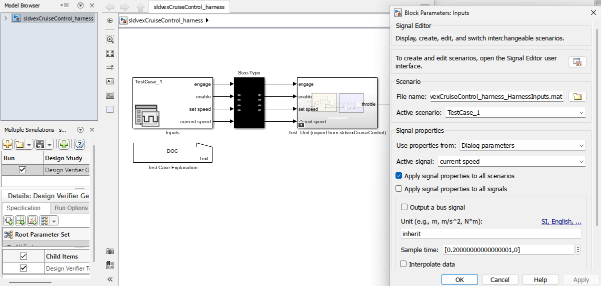 Review Test Generation Analysis Results - MATLAB & Simulink