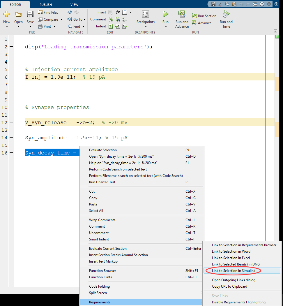 AssociateTraceabilityInformationWithMATLABCodeInSimulinkExample_02.png