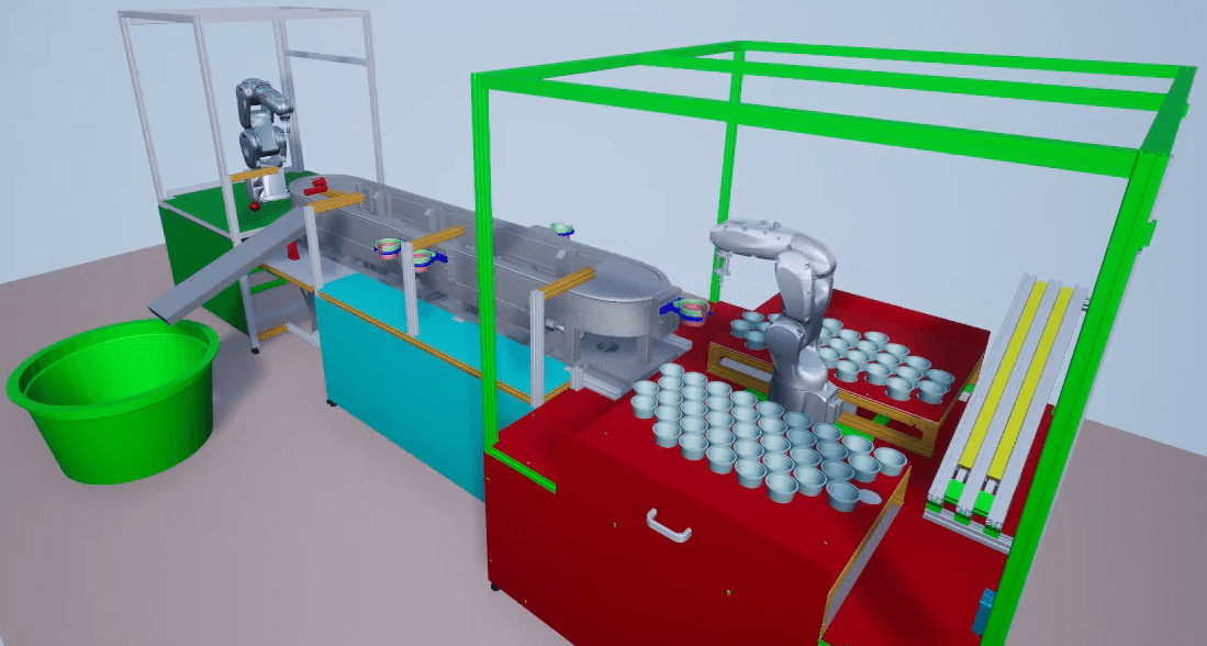 Implement Distributed Control in a Flexible Manufacturing System - MATLAB & Simulink