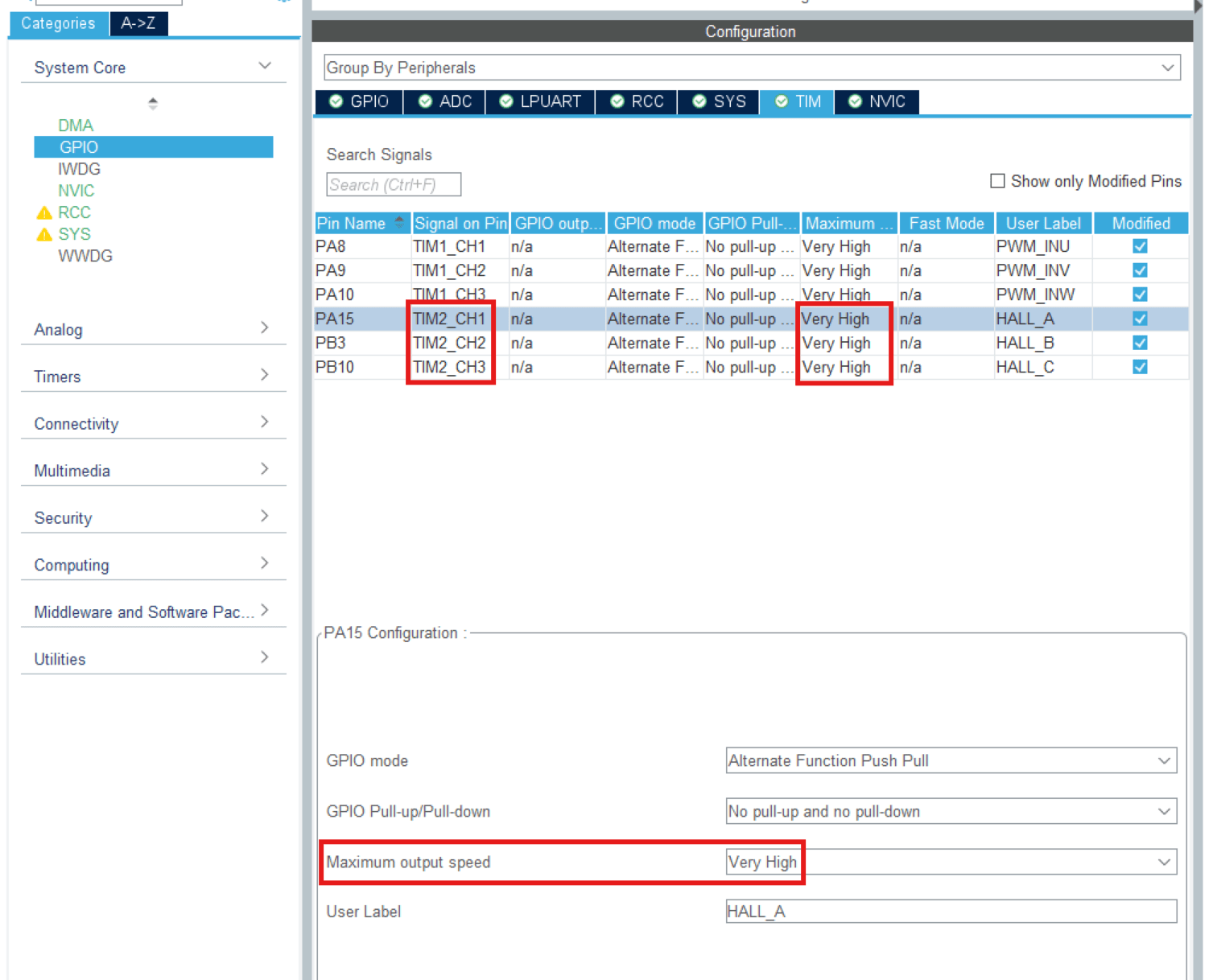 Field-Oriented Control of PMSM with Hall Sensor Using STM32G4xx Based Processors - MATLAB & Simulink
