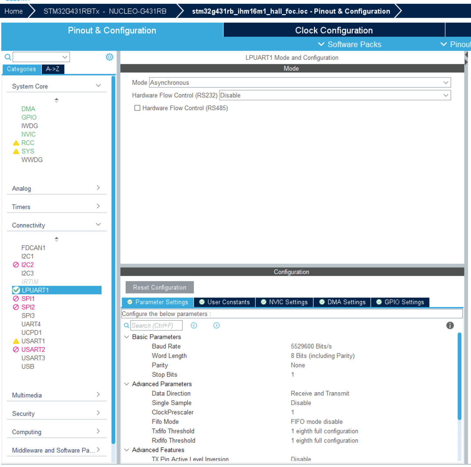 Field-Oriented Control of PMSM with Hall Sensor Using STM32G4xx Based Processors - MATLAB & Simulink