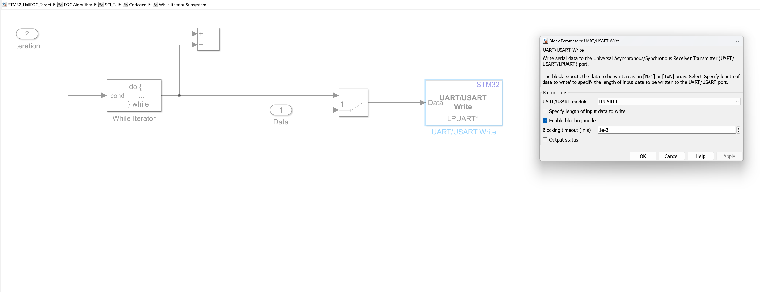 Field-Oriented Control of PMSM with Hall Sensor Using STM32G4xx Based Processors - MATLAB & Simulink