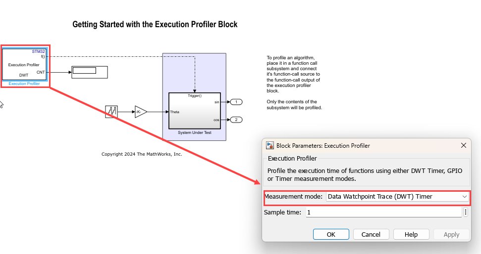 Profile STM32 Algorithms in Real-Time - MATLAB & Simulink