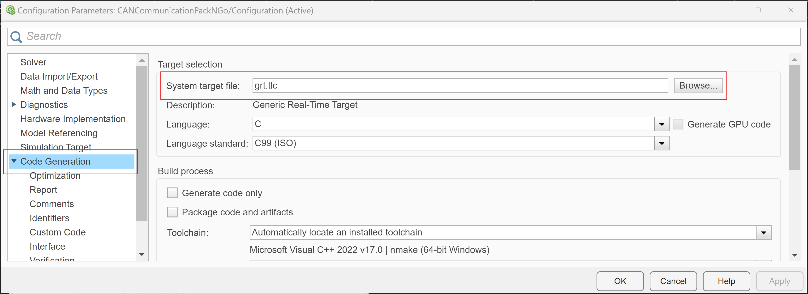 Can Communication In Simulink Using Packngo Matlab And Simulink