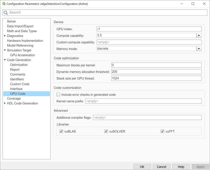 Gpu Coder を使用した Simulink モデルからのコード生成 Matlab And Simulink