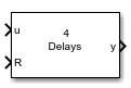 Tapped Delay Resettable Synchronous - Delay scalar signal multiple sample periods and output all ...