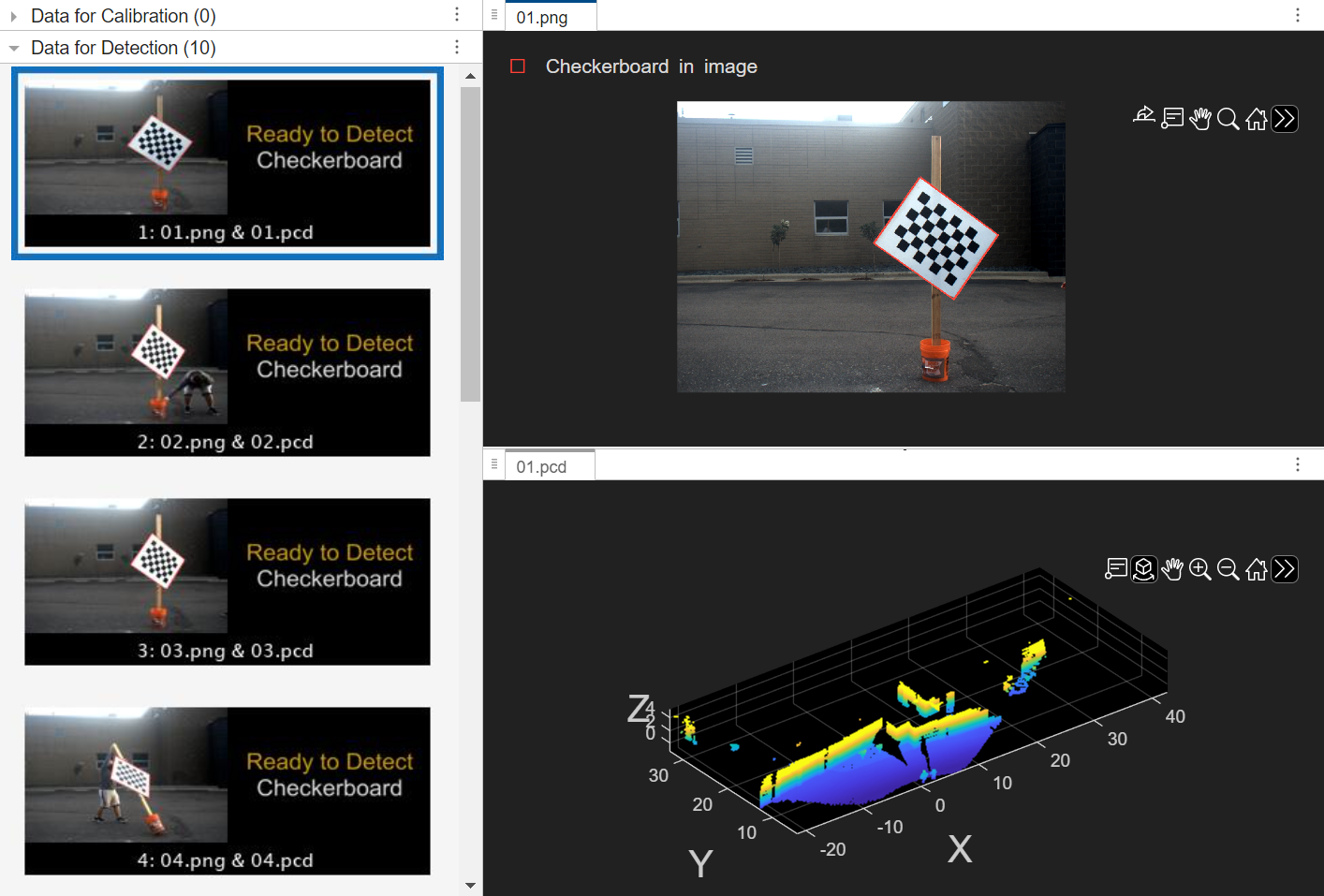 Get Started with Lidar Camera Calibrator - MATLAB & Simulink