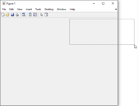 rbbox - Create rubberband box for area selection - MATLAB