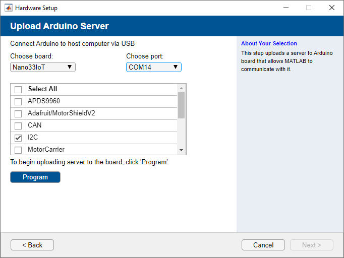 Set Up and Configure Arduino Hardware - MATLAB & Simulink