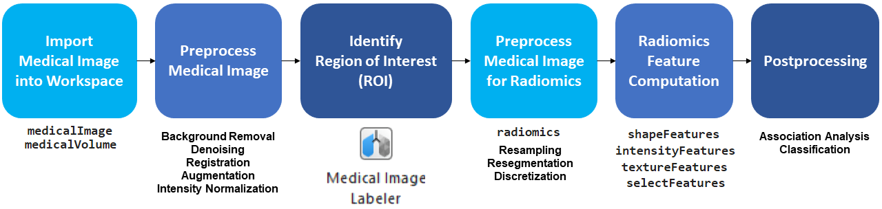 Get Started with Radiomics - MATLAB & Simulink