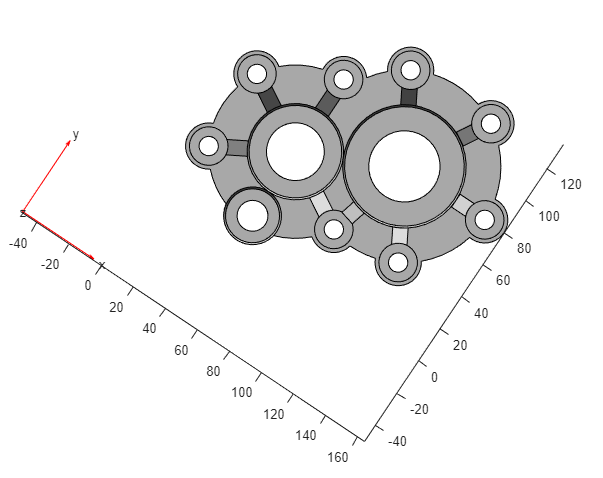 fegeometry - Geometry object for finite element analysis - MATLAB