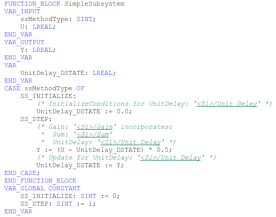 Control Code Partitions for Subsystem Block - MATLAB & Simulink