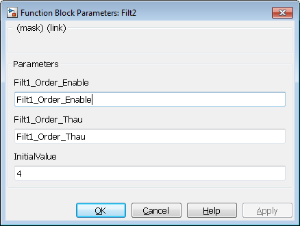 Generated Code Structure for Subsystem Mask Parameters - MATLAB & Simulink
