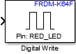 Digital Write - Set the logical value of a digital output pin - Simulink