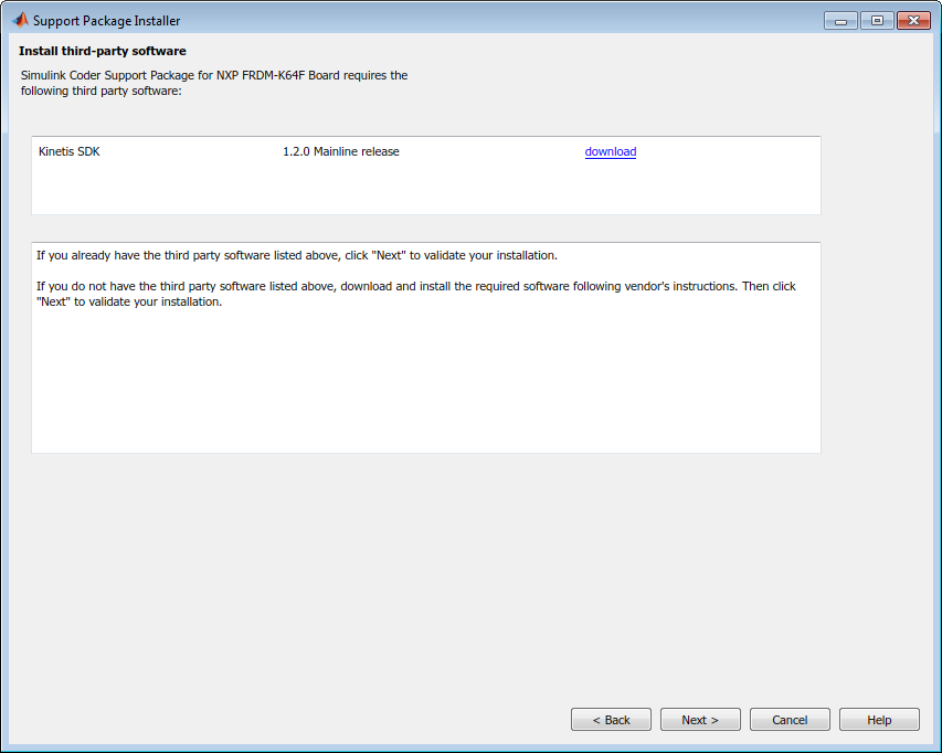 Install Support for NXP FRDM-K64F Board - MATLAB & Simulink