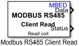 Modbus RS485 Client Read - Client device reads data from server device ...