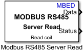 Modbus RS485 Server Read - Server device reads data from the server device register over RS485 ...