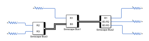 Simscape Bus - Bus for conserving connection lines - MATLAB