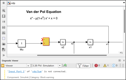 Diagnostic Viewer - View, compare, and diagnose errors and warnings generated by Simulink models ...