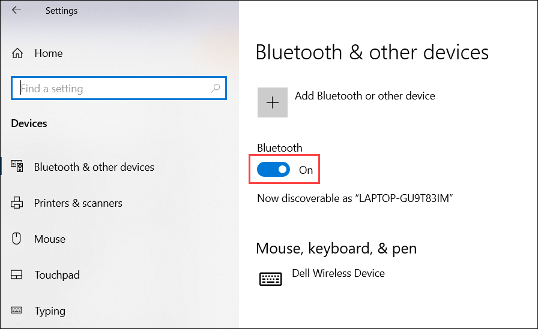 Start Setup Screen And Select Windows Bluetooth Drivers Matlab And Simulink