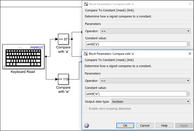 Keyboard Control Of Parrot Minidrones Matlab And Simulink