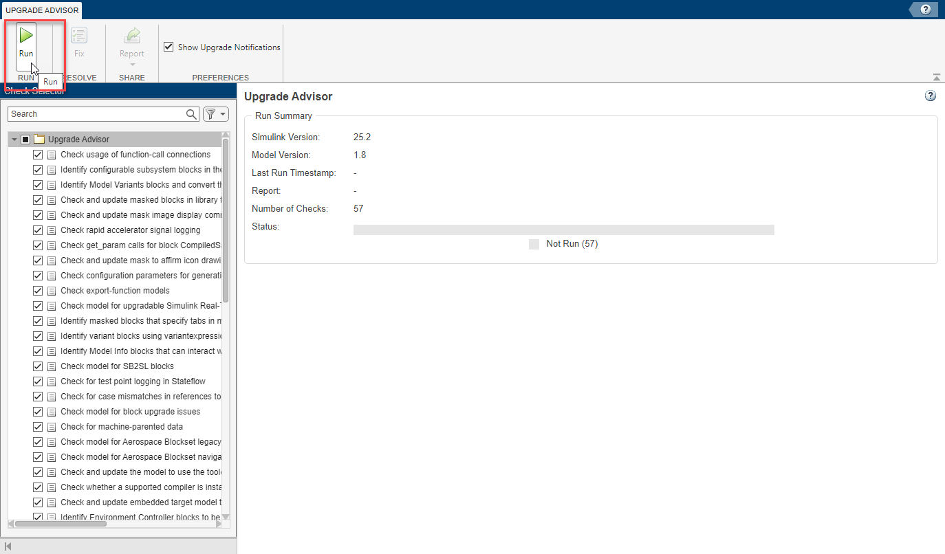 Upgrade Models Using Upgrade Advisor - MATLAB & Simulink