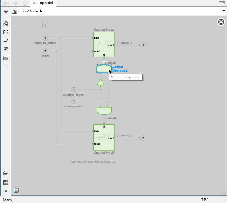 Simulink Coverage を使用したコード カバレッジ メトリクスの収集 Matlab And Simulink
