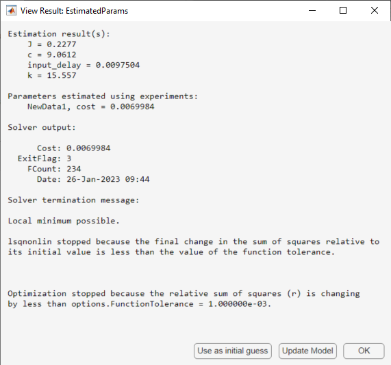 Estimate Parameters from Measured Data