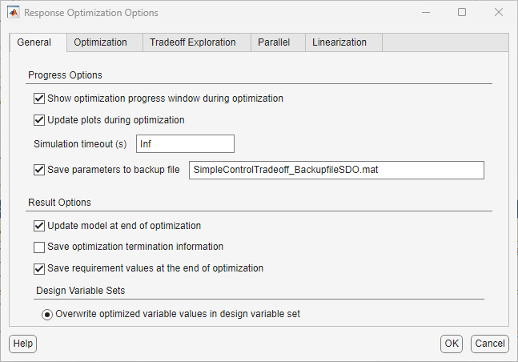 Specify Optimization Options - MATLAB & Simulink